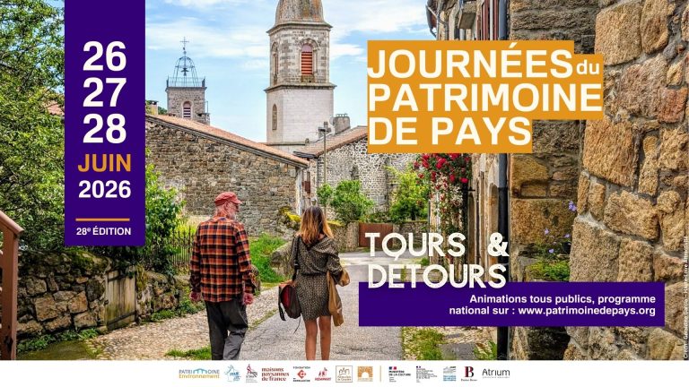 JOURNÉES DU PATRIMOINE DE PAYS – Du 26 au 28 juin 2026, sur le thème ...